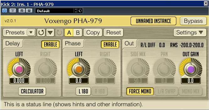 Drum Phase Alignement